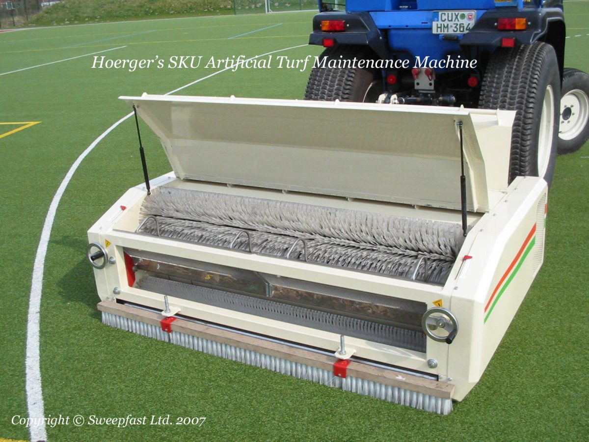 Cleaning Football Pitches - Sweepfast